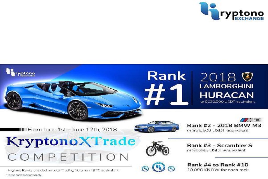 Kryptono Exchange Selenggarakan Kompetisi Xtrade - Dunia Fintech